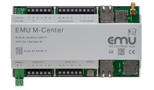 EMU M-Center 210.000.00 Datalogger for 20 M-Bus devices